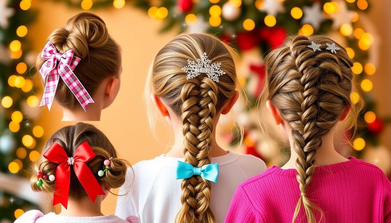 5 Adorable Christmas Hairstyles for Kids